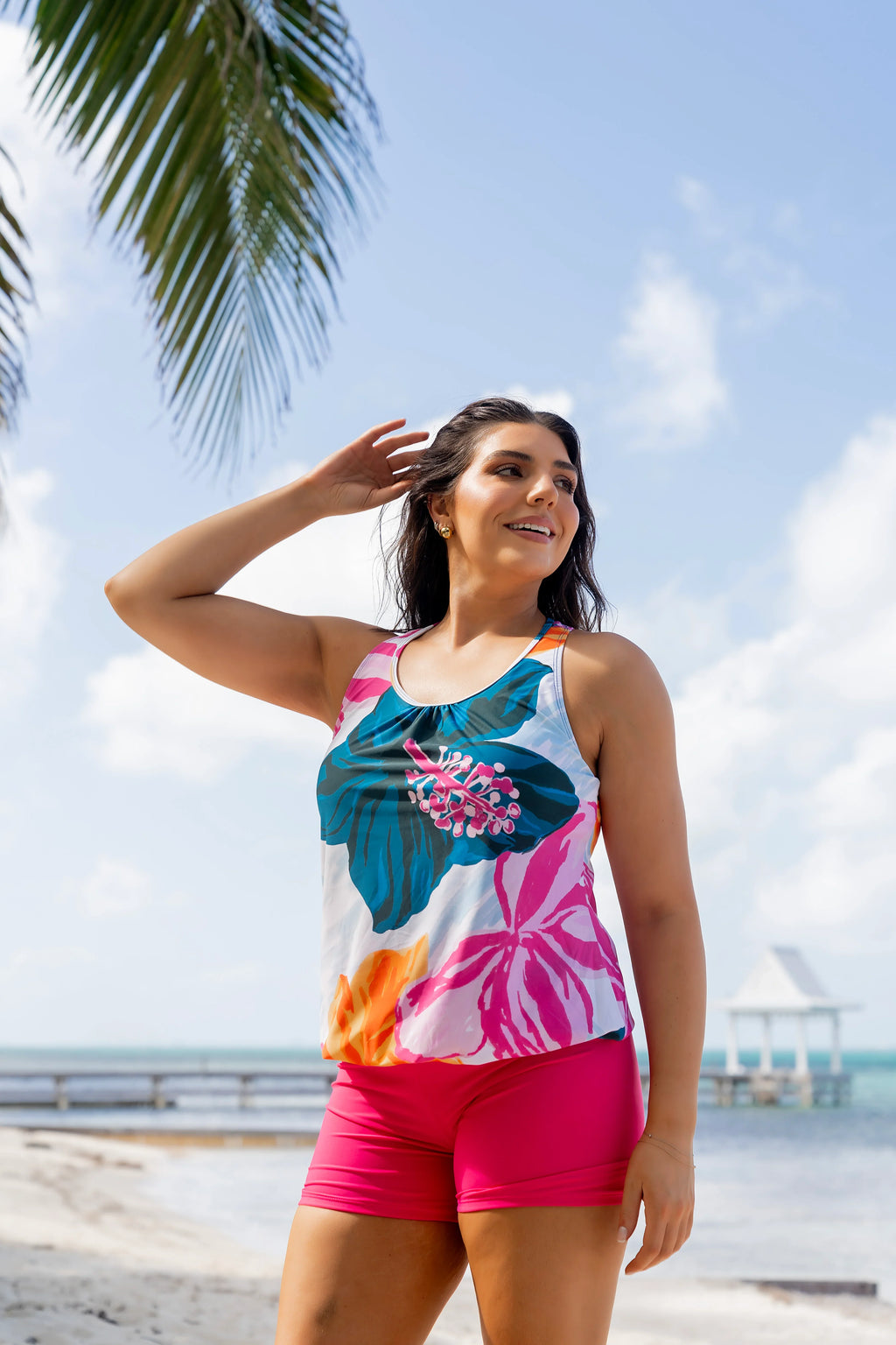 Chase Swim Top | Floral Fusion – Manava Swim